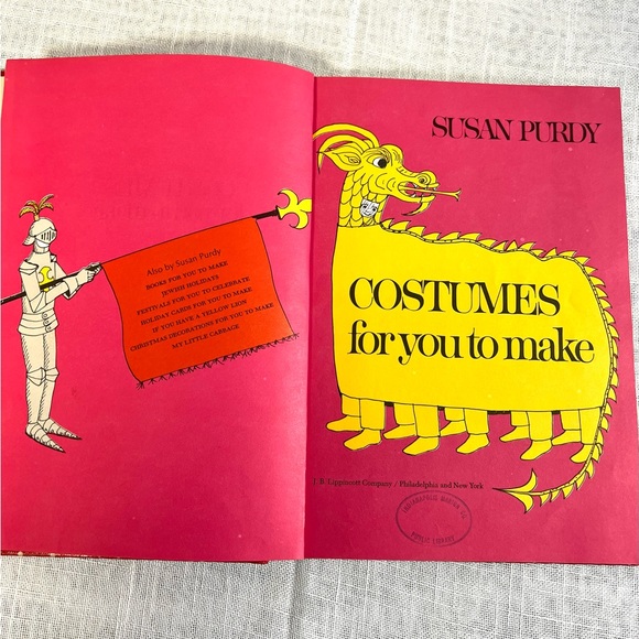 Other | Vintage Costumes For You To Make Book Susan Purdy 1971 Library ...